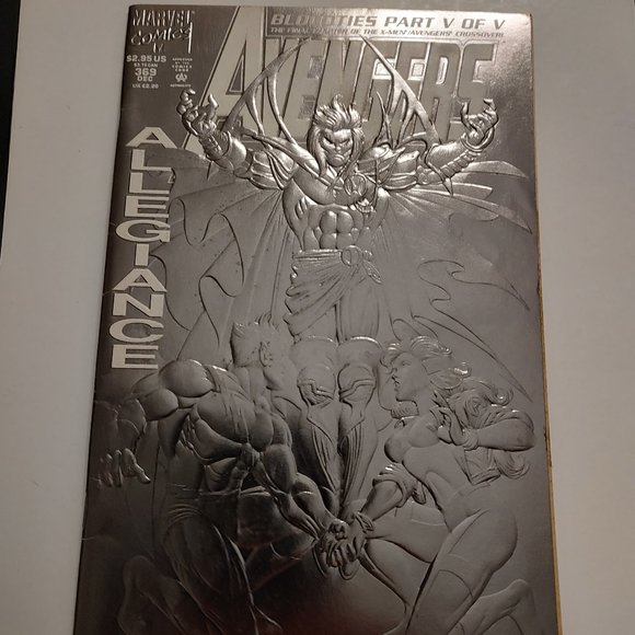 Marvel | Accessories | Avengers 369 Giant Size Issue Silver Foil ...